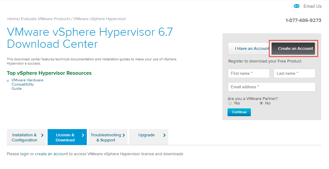 申請 ESXi for Free CDKEY – Openfind