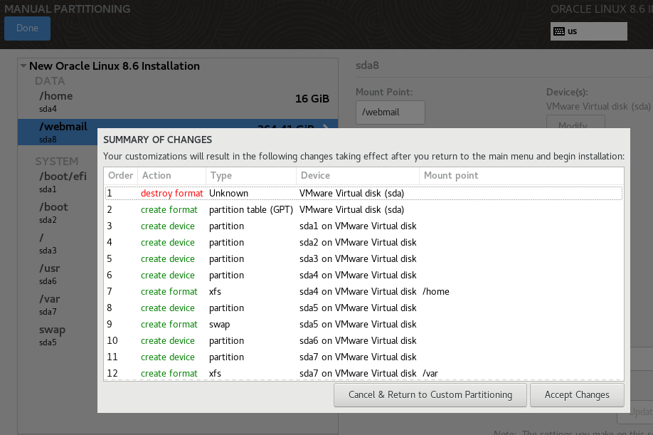 Oracle Linux 8.x 最小安裝 – Openfind